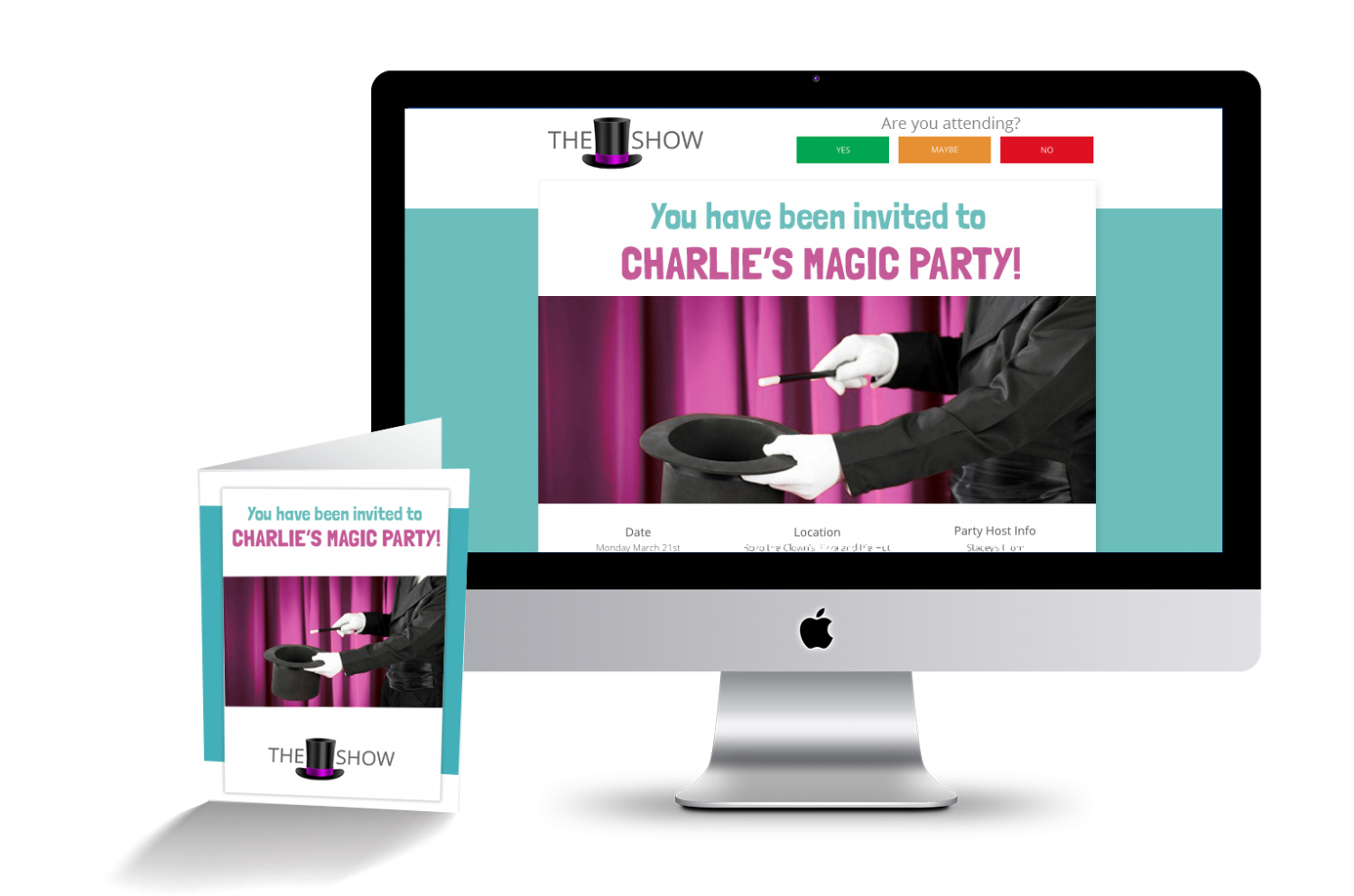 Branded Party Invitations | YAY-List