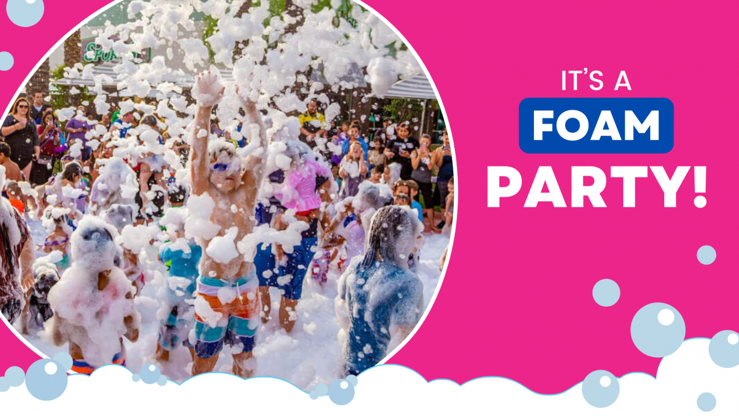 Free Invitation Designs for Foam Parties | YAY-List